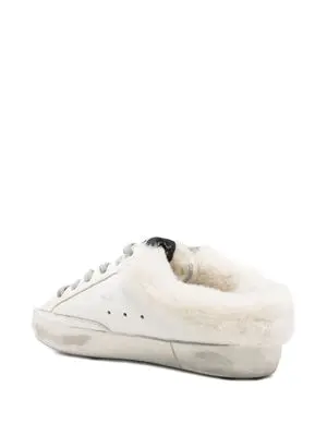 GOLDEN GOOSE Super Star Sabots - White