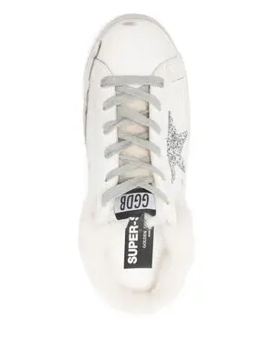 GOLDEN GOOSE Super Star Sabots - White