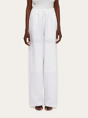 FERRAGAMO Rope Detail Wide-leg Trousers