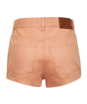 Chloé High-waisted Denim Shorts - Pink