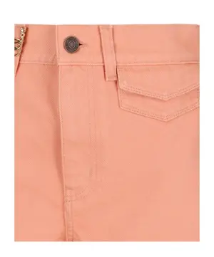 Chloé High-waisted Denim Shorts - Pink