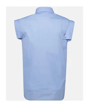 Moschino Laurel Embroidered Sleeveless Shirt