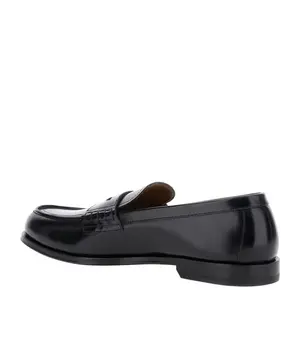 Dsquared2 Neoclassic Loafers With Designer Logo - Black