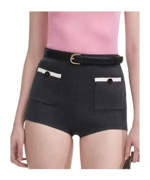 Self-portrait Button Detailed Shorts For Women