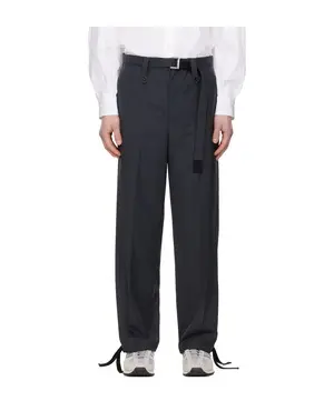 Sacai Wool Blend Casual Pants
