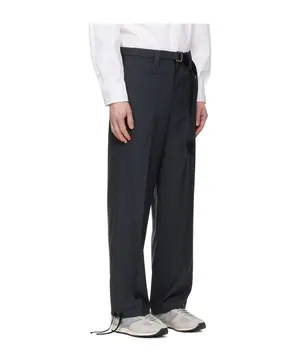 Sacai Wool Blend Casual Pants