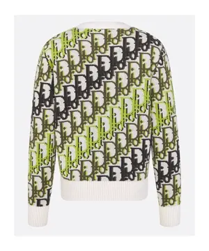 Dior Oblique Print Wool Sweater
