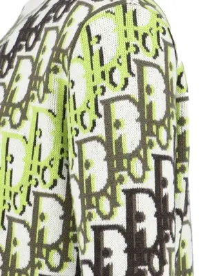 Dior Oblique Print Wool Sweater