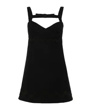 PATOU Bow Strap A-line Dress