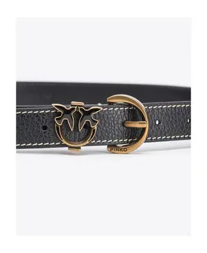 Pinko Love Birds Plaque Buckled Belt