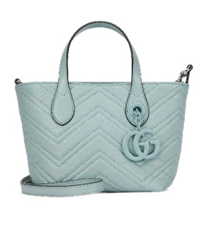 Gucci Gg Marmont Small Tote Bag - Ice-blue