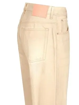 Acne Studios Logo Patch Flare Jeans