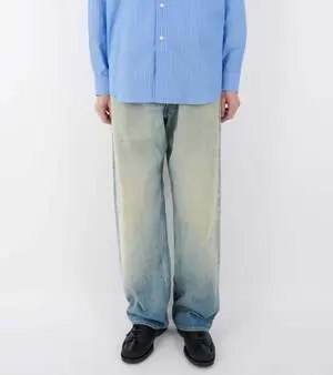 Auralee Belt-loop Jeans