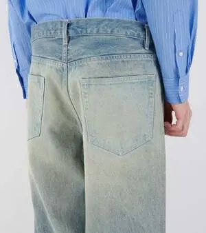 Auralee Belt-loop Jeans