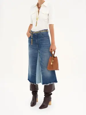 Chloé Small Spin Charm Detail Tote Bag - Drab