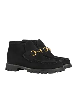 Gucci Ankle Boot With Horsebit Detailing