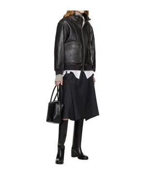 DUNST Long-sleeved Leather Jacket