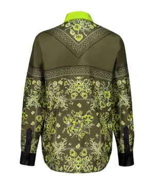 Gucci Printed Silk Twill Shirt With Pussy Bow