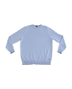 Hugo Boss Long-sleeved Round-neck Sweater - Blue