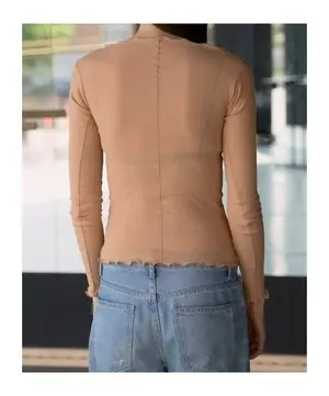 BASERANGE Pama Long Sleeve T-shirt - Nude