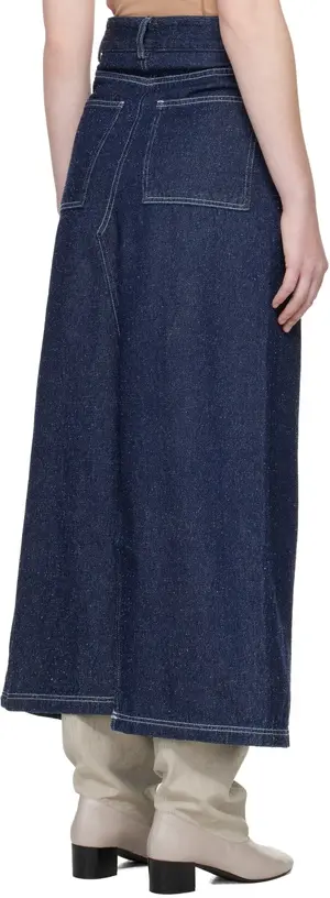 BASERANGE Belt Loop Midi Skirt