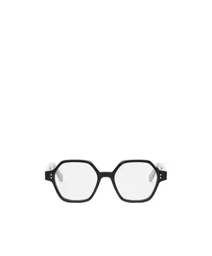 Celine Geometric Frame Eyeglasses - Black