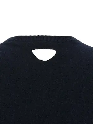Prada Cropped Jumper With Back Cut-out Logo