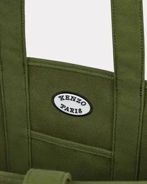 Kenzo Verdy Market Reversible Large Tote Bag - Khaki