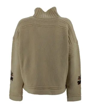 Etro Embroidered Lace-up Sweater - Multicolor