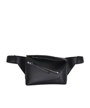 Loewe Small Puzzle Bum Bag - Black