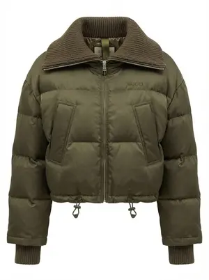 Gucci Fine Gabardine Puffer Jacket