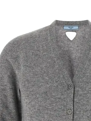 Prada Cashmere V-neck Cardigan