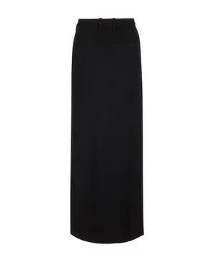 Balenciaga Side Slit Tailored Maxi Skirt