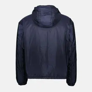 Prada Re-nylon Hooded Jacket - Blue