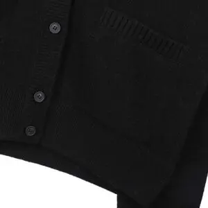 Maison Kitsuné Baby Fox Boxy Cardigan - Black