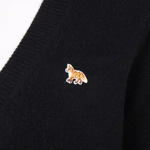 Maison Kitsuné Baby Fox Boxy Cardigan - Black