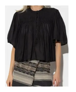 Isabel Marant Étoile Embroidered Blouse - Black
