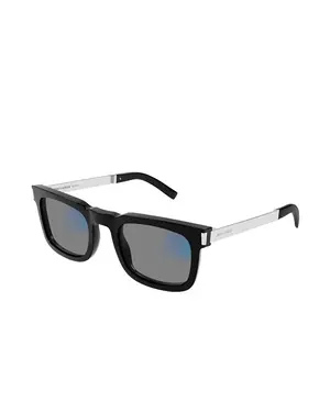 Saint Laurent Square Frame Sunglasses - Black
