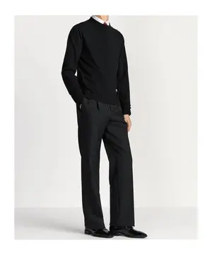 Dior Cd Box Embroidery Crewneck Sweater - Black