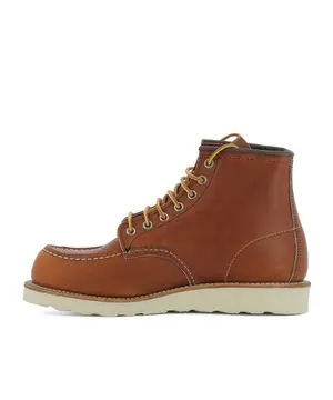 Red Wing Moc Lace-up Ankle Boots - Brown