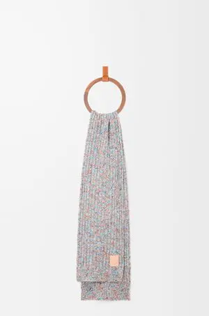 Loewe Anagram Embossed Scarf - Multicolor