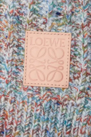 Loewe Anagram Embossed Scarf - Multicolor