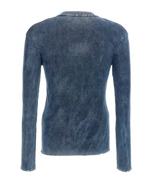 DIESEL® K-darin-d Long Sleeve Ribbed T-shirt - Blue