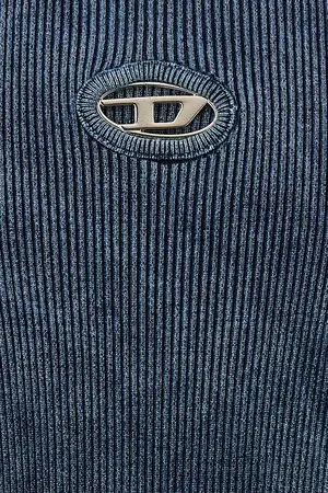 DIESEL® K-darin-d Long Sleeve Ribbed T-shirt - Blue
