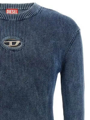 DIESEL® K-darin-d Long Sleeve Ribbed T-shirt - Blue