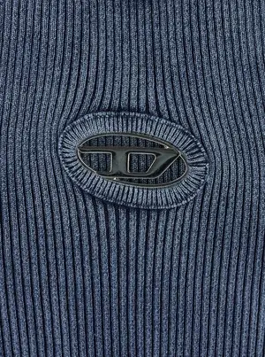 DIESEL® K-darin-d Long Sleeve Ribbed T-shirt - Blue