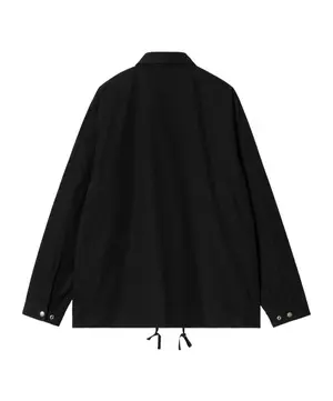 Carhartt Work In Progress Logo-patch Button-up Shirt Jacket - Black