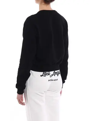 CHIARA FERRAGNI Round-neck Long-sleeve Hoodie With Eye Embroidery