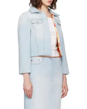 Acne Studios Denim Jacket With Studded Buttons