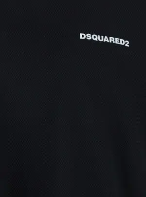 Dsquared2 Rubberised Logo-print Crewneck T-shirt